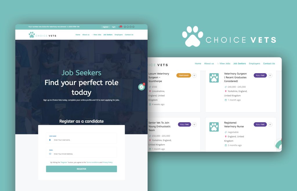 Choice Vets Job Portal - go6 media